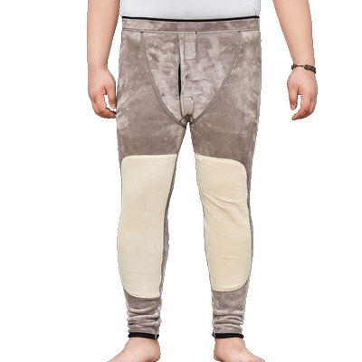 雅鹿羊羔绒特厚加绒保暖裤大码