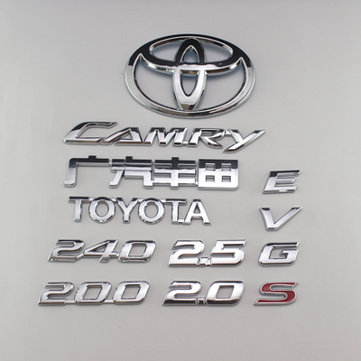 丰田凯美瑞后车标贴后尾箱字标志