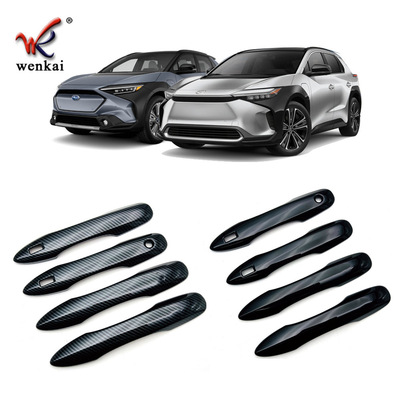 适用于22款丰田bZ4X改装拉手盖 斯巴鲁Solterra专车门拉手饰条改