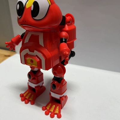 快乐酷宝玩具蛙王酷宝铁甲小宝后传变形一代16厘米模型