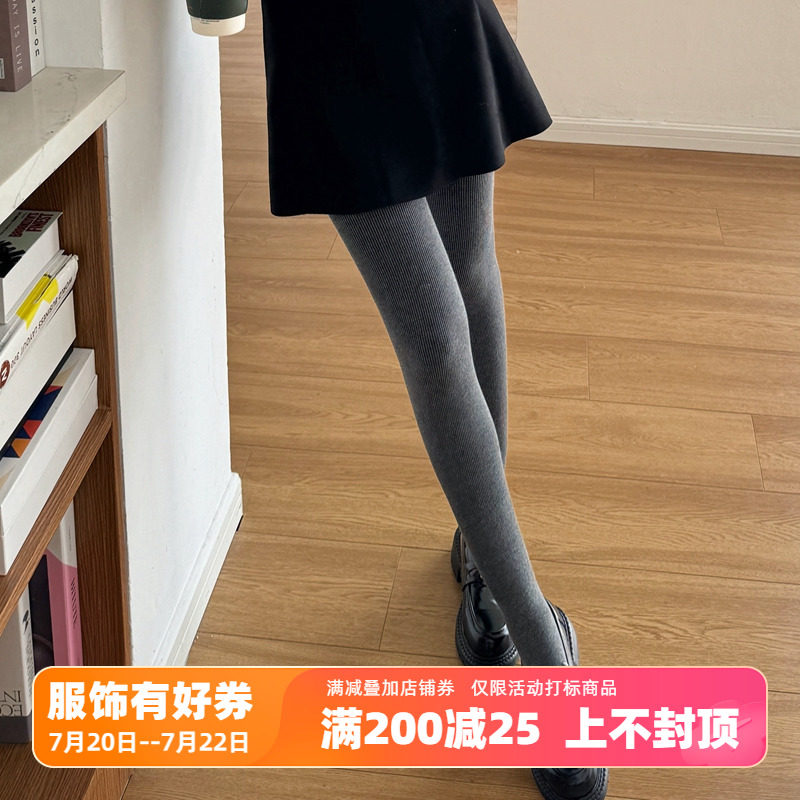 【里程碑990D】米图加强版金棉加绒！微压显瘦美腿厚打底连裤袜女_虎窝淘