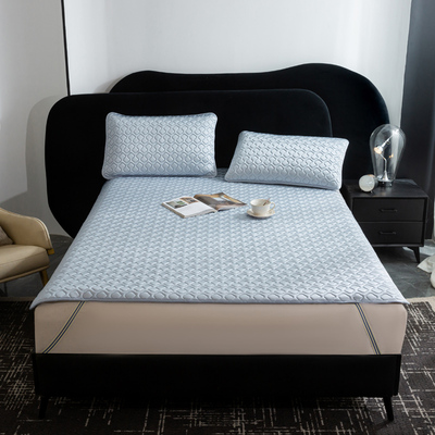 水光天然乳胶凉席三件套