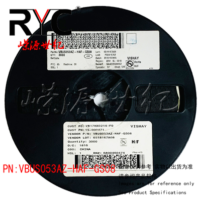 VBUS053AZ-HAF-GS08 LLP75-7 VISHAY ESD抑制器TVS二极管5.5V 36W