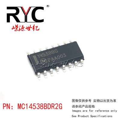 MC14538BDR2G SOIC-16 ON 进口原装正品 单稳态多谐振荡器 3-18V
