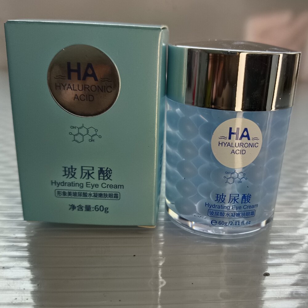 沪美玻尿酸水凝嫩肤眼霜补水保湿滋润眼周淡化细纹黑眼圈