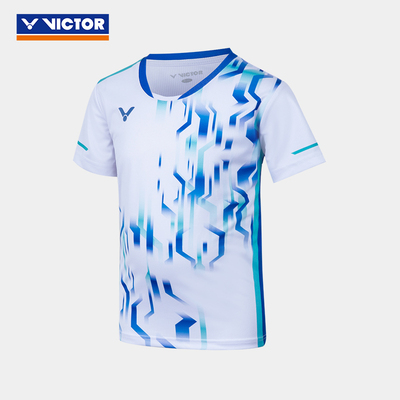 VICTOR/威克多羽毛球服青少系列针织儿童运动短袖T恤 T-52015