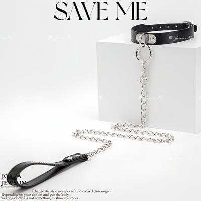 【Save Me】铃铛项圈男女高级小众choker项链带牵引绳颈圈可拆卸