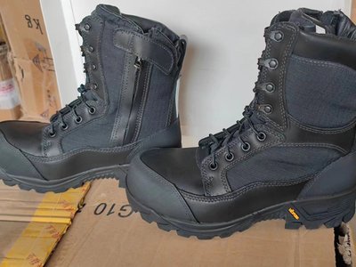际华3515库存防护靴男式高帮森林防火战靴防砸防扎耐磨侧拉链