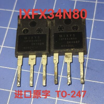 进口原字拆机IXFX34N80 34N80 TO-247 大功率工业级34A 800V