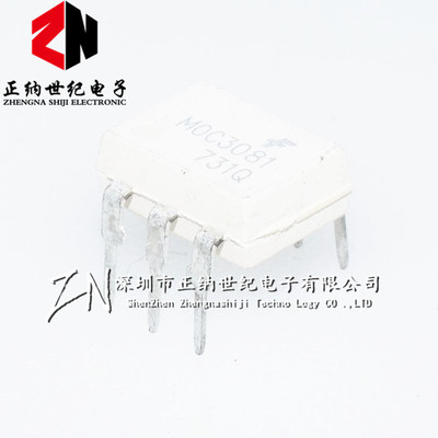 全新进口 MOC3081 MOC3081M DIP6 光隔离器 可控硅驱动 光耦 直插