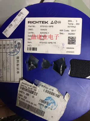 RT9193-18GB  RT9193-18PB  1.8V 低压差线性稳压  原装正品