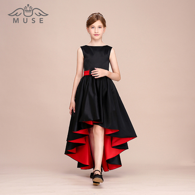 模特走秀女童主持人钢琴演出服