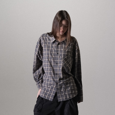 美式复古廓形做旧长袖HUNTINGOLD