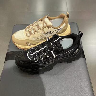 李宁2025秋冬新款山行老爹鞋男子防滑耐磨百搭经典休闲鞋 AGCV375