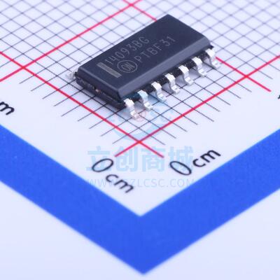 逻辑门 MC14093BDR2G SOIC-14_150mil ON 全新原装进口