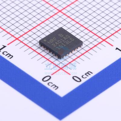 无线收发芯片 NRF2401AG-REEL QFN-24_5x5x065P 全新原装进口