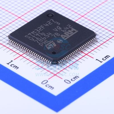 单片机芯片IC STM32F427VIT6 LQFP-100_14x14x05P ST 全新原装进