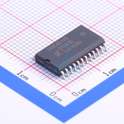 信号开关/编解码器/多路复用器 74HC4514D,653 SOIC-24_300mil 全