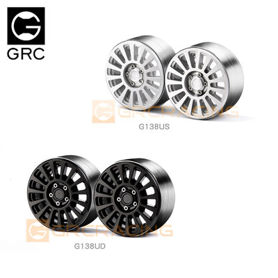 GRC 1.9寸金属轮毂G138US G15仿真攀爬车夹胎轮毂 TRX4 KM坦克300
