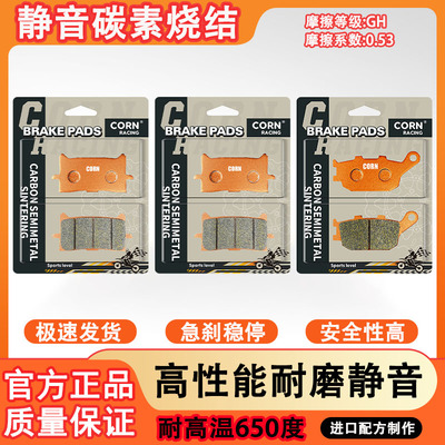 适用本田Africa Twin非双CRF1100L CRF1000L碳素烧结静音刹车片皮