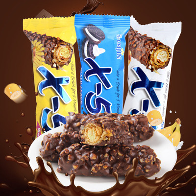韩国进口三进x5巧克力棒