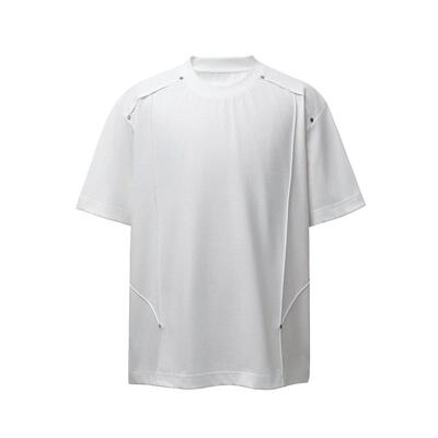 美式复古重磅350g双纱刺绣T恤