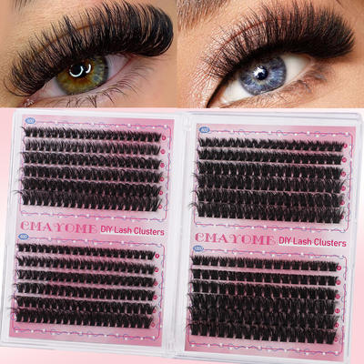 30D100D Thick Single Cluster False Eyelash Set 8-16mm假睫毛