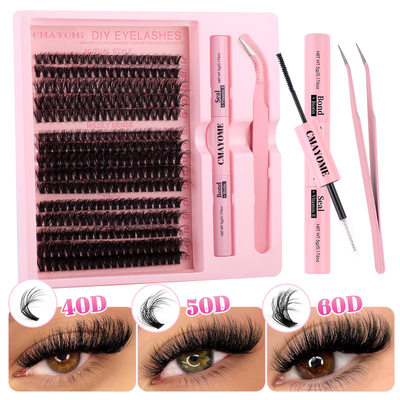 D-curve false eyelashes segmented 10-18mm假睫毛10-18mm眼睫毛