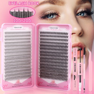 600 cluster DIY segmented extension set for false eyelashes