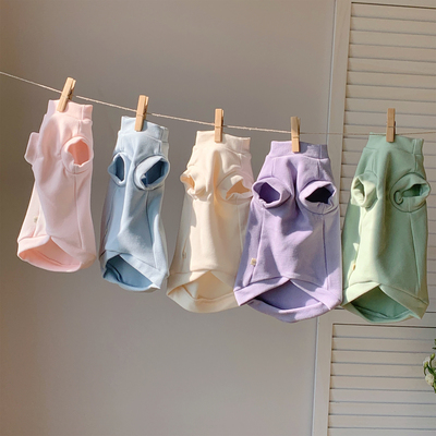 德文猫衣德绒秋冬季发热保暖背心