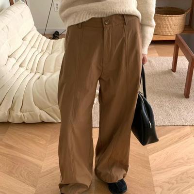 高腰通勤百搭长裤休闲裤