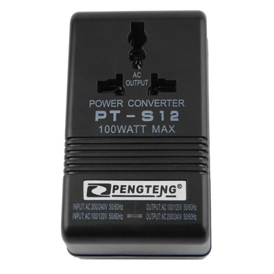 New 100W Max Power Converter Adapter 110V/120V To 220V