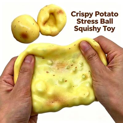 Crunchy Squishy Potato Stress Ball Squeeze Toy Crispy Potato