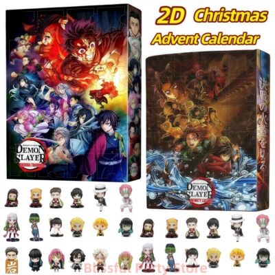 Demon Slayer Advent Calendar 24Days Surprise Box Anime Figur