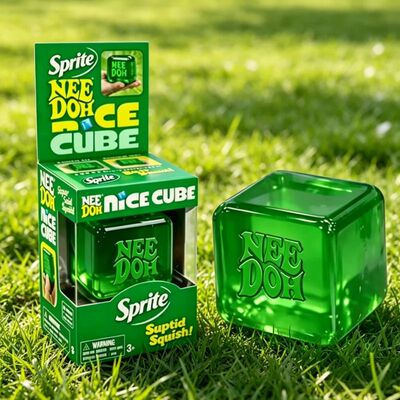 Sprite Limited Nee Doh Nice Cube Squishy Toy Stress Squishy
