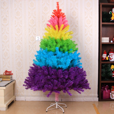 Colorful Christmas Tree Package 60cm45cm1.5 M 1.8 Rainbow Ho