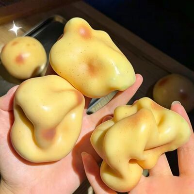Soft Handmade Crispy Potato Stress Ball Fidget Toy Crunchy S