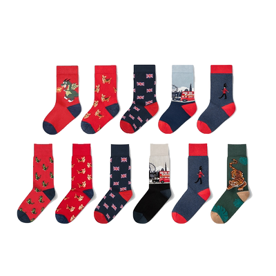 corgi男女通用冬季中筒袜