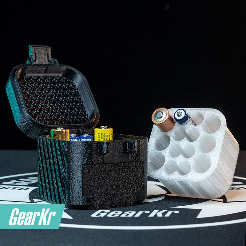 GearKr能量魔方PowerCube收纳盒电池盒杂物盒5号7号18650/21700