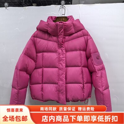 KLLS-C5535冬装2025时尚休闲鸭绒连帽拉链女新款羽绒服保暖短外套