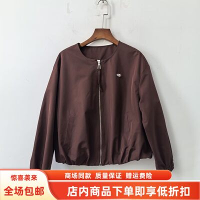 Z31151春装2026女新款时尚韩系休闲拉链夹克宽松减龄百搭短款外套