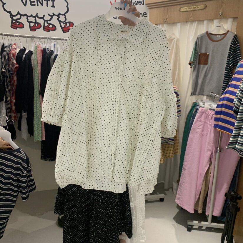 VENTI韩国代购㊣女装新品推荐热卖休闲人气职业时尚26春夏衬衫