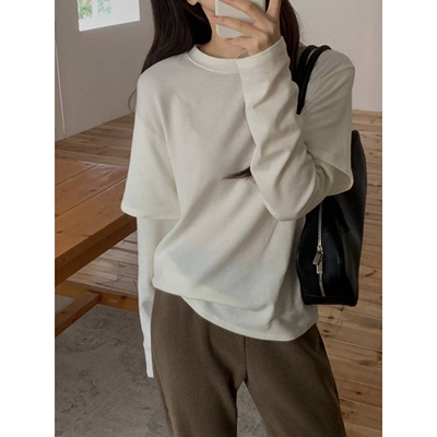 HAY KNOCK东大门㊣直邮女装新款时尚推荐真品25秋冬长袖T恤