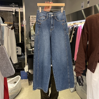 BANY ANCO东大门㊣代购女装新品推荐25秋冬休闲真品牛仔裤