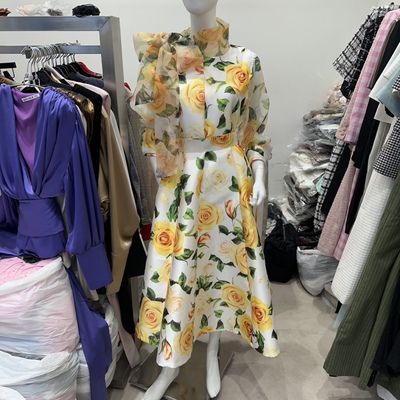 SENSIBLE㊣韩国直邮实拍女装新品休闲热卖连衣裙含腰带欧根纱