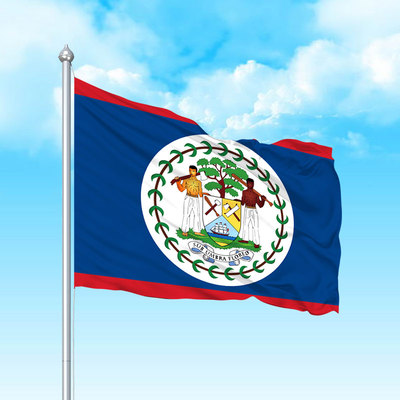 户外悬挂标准国旗BelizeFlag