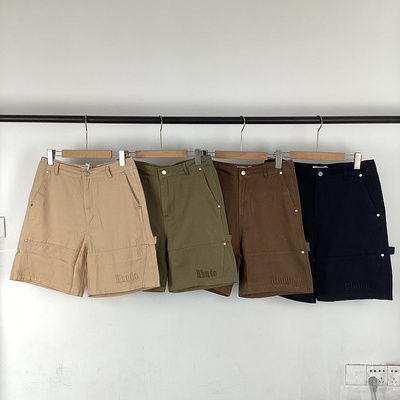 RHUDE欧美高街多口袋工装短裤男