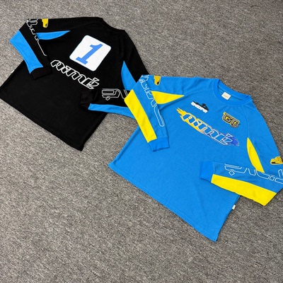 AIMELEONDORE华夫格长袖T恤潮