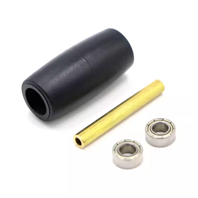 152mm麦轮带轴承橡胶小轮兼容robomaster