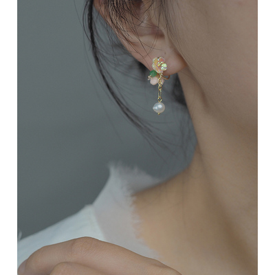 小众设计甜美贝壳樱花耳夹无耳洞耳骨夹清新气质少女耳环潮10461